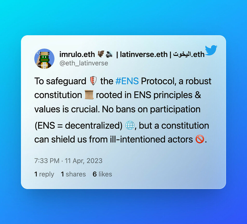 The Importance of a Robust Constitution for Safeguarding the ENS Protocol - 💬 General Discussion ...